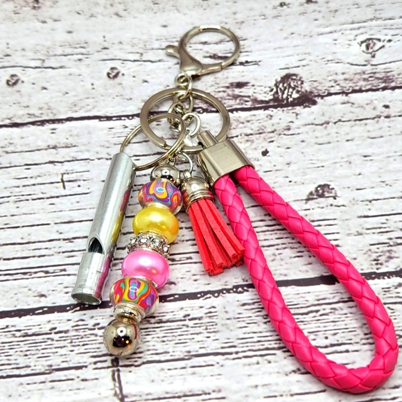 Hand Crafted | Accessories | New Handmade Beaded Keychain Bag Charm ...